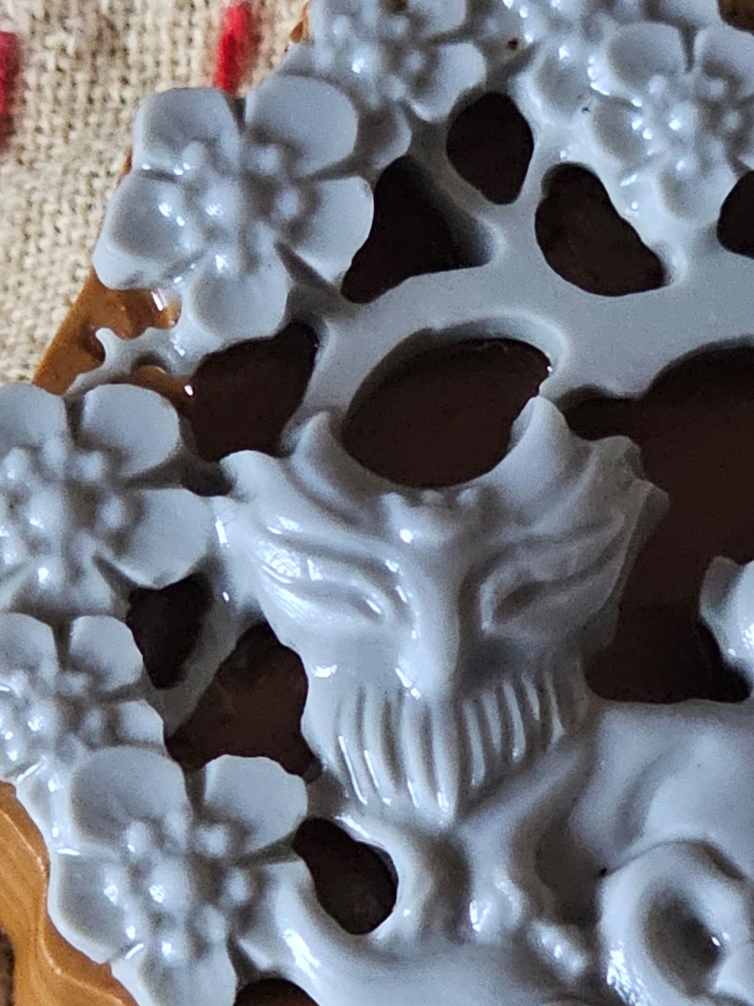 Jade Nine Tailed Fox Sculpture. Hand Carved of Two Toned Jade. Kitsune ...