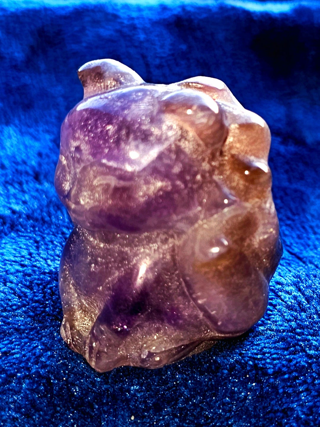 Nine Tailed Fox Carved in Amethyst. - Etsy