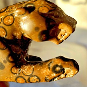 Kambaba Stone Leopard. One of a Kind. Hand Carved Big Cat. - Etsy
