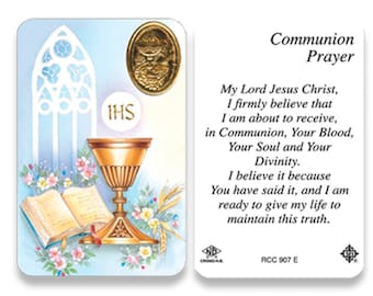 First Holy Communion Holy Prayer Card Personalized Editable - Etsy