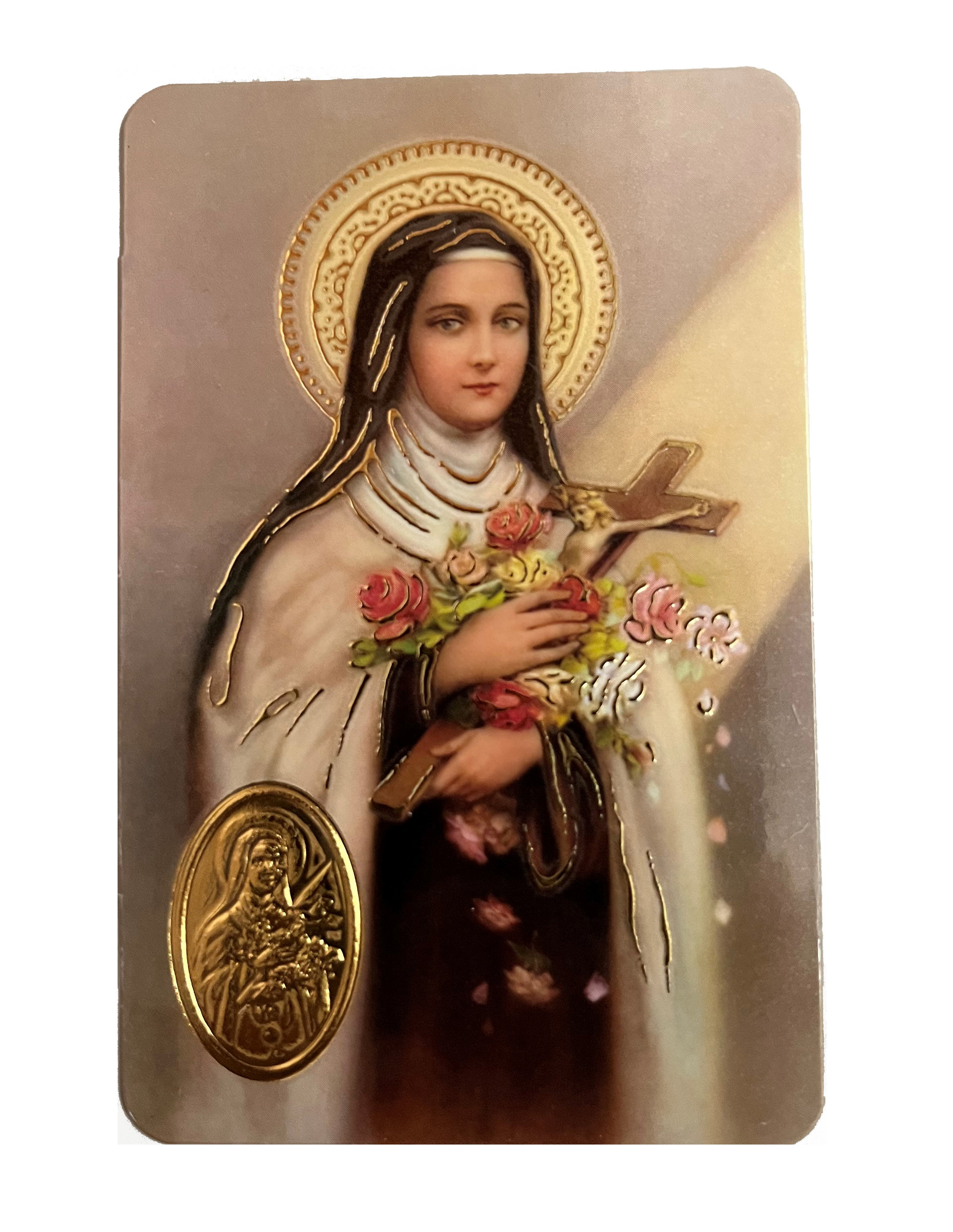 Prayer Card to Saint Theresa the Little Flower - Etsy