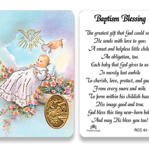 Baptism Prayer - Etsy