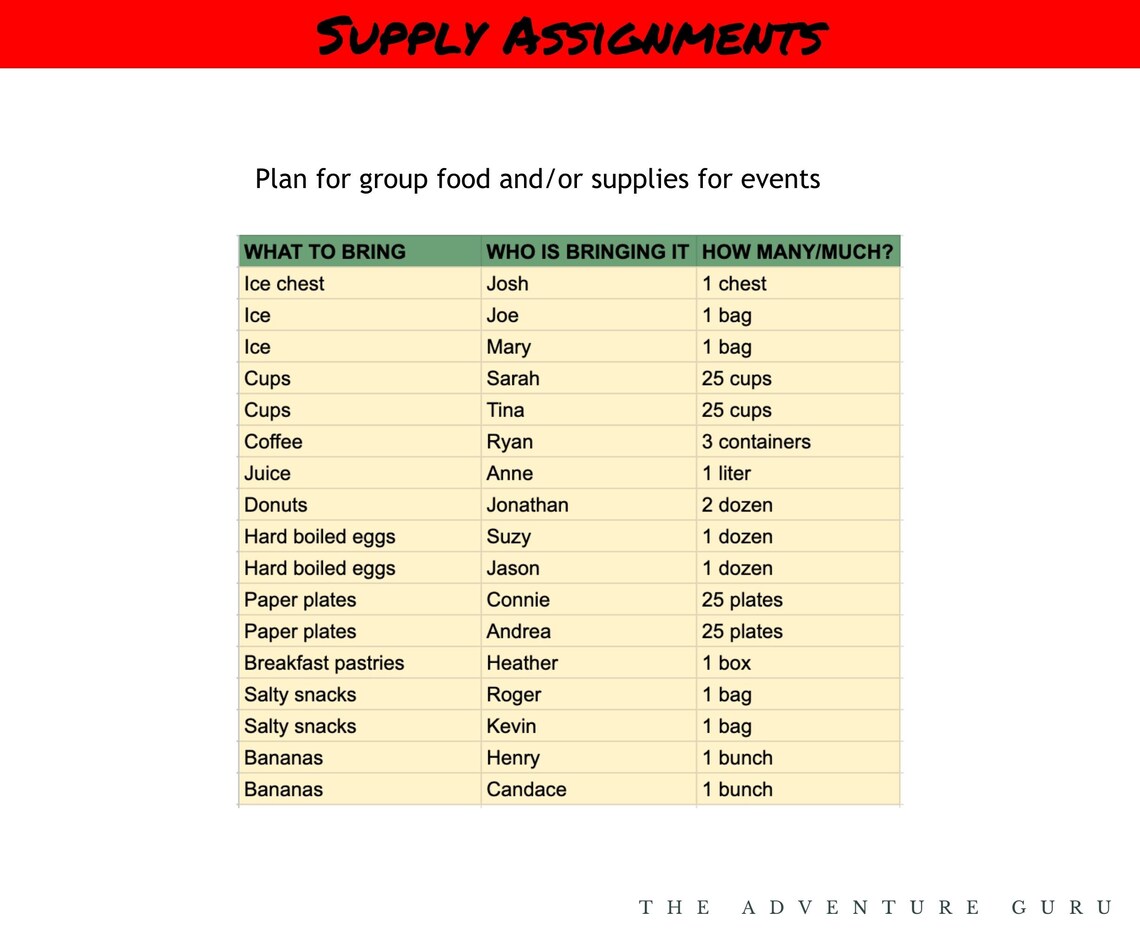 Dragon Boat Race Lineup Seating Roster Planning Template | Team Captain ...