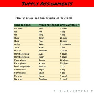 Dragon Boat Race Lineup Seating Roster Planning Template | Team Captain ...