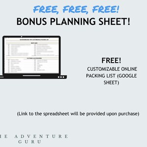 Ski Snowboard Trip Packing List Printable - Instant Download, Vacation ...