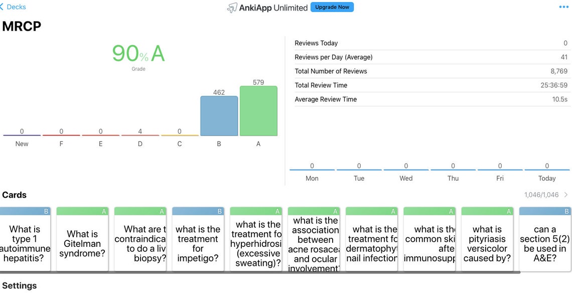 MRCP Part 1&2 Revision Notes - Etsy