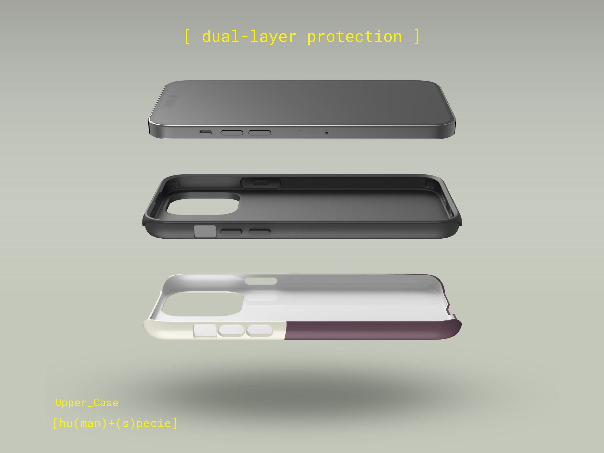 Futuristic Barcode Design Purple & Beige Phone Case for iPhone 11, 12 ...