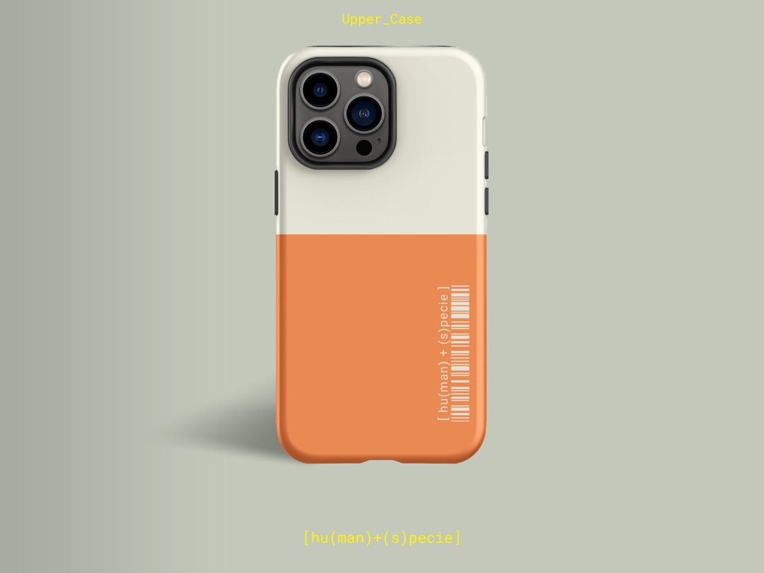 Wear the Future: Tech Nomad iPhone Case for Visionaries Orange & Beige ...