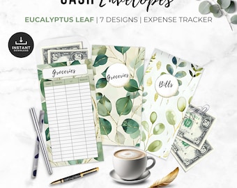 Cash Envelopes Floral Watercolor, Budgeting, Money, Saving, Printable ...