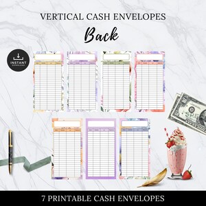 Cash Envelopes Floral Watercolor, Budgeting, Money, Saving, Printable ...