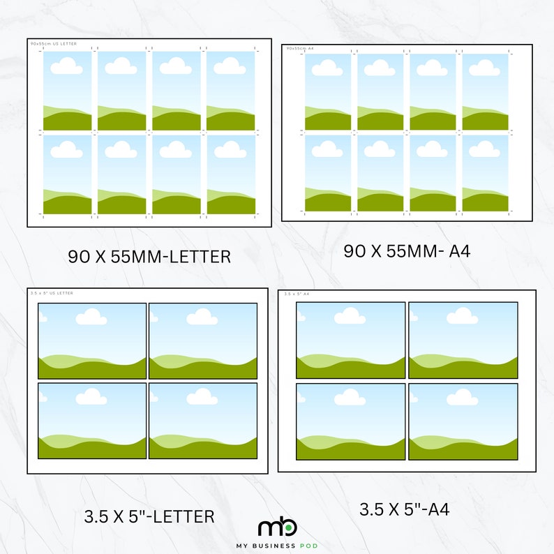 Printing Templates Print Ready Pro Pack Mega Value Bundle Multi Page ...
