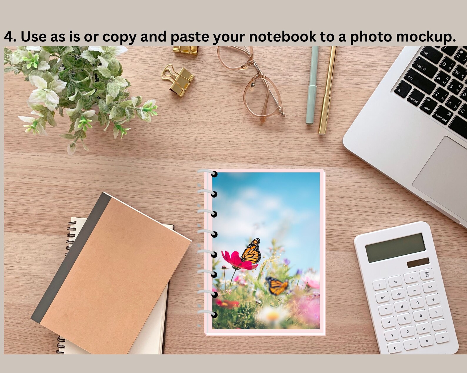 Notebook Template Spiral Notebook Template Hardcover - Etsy