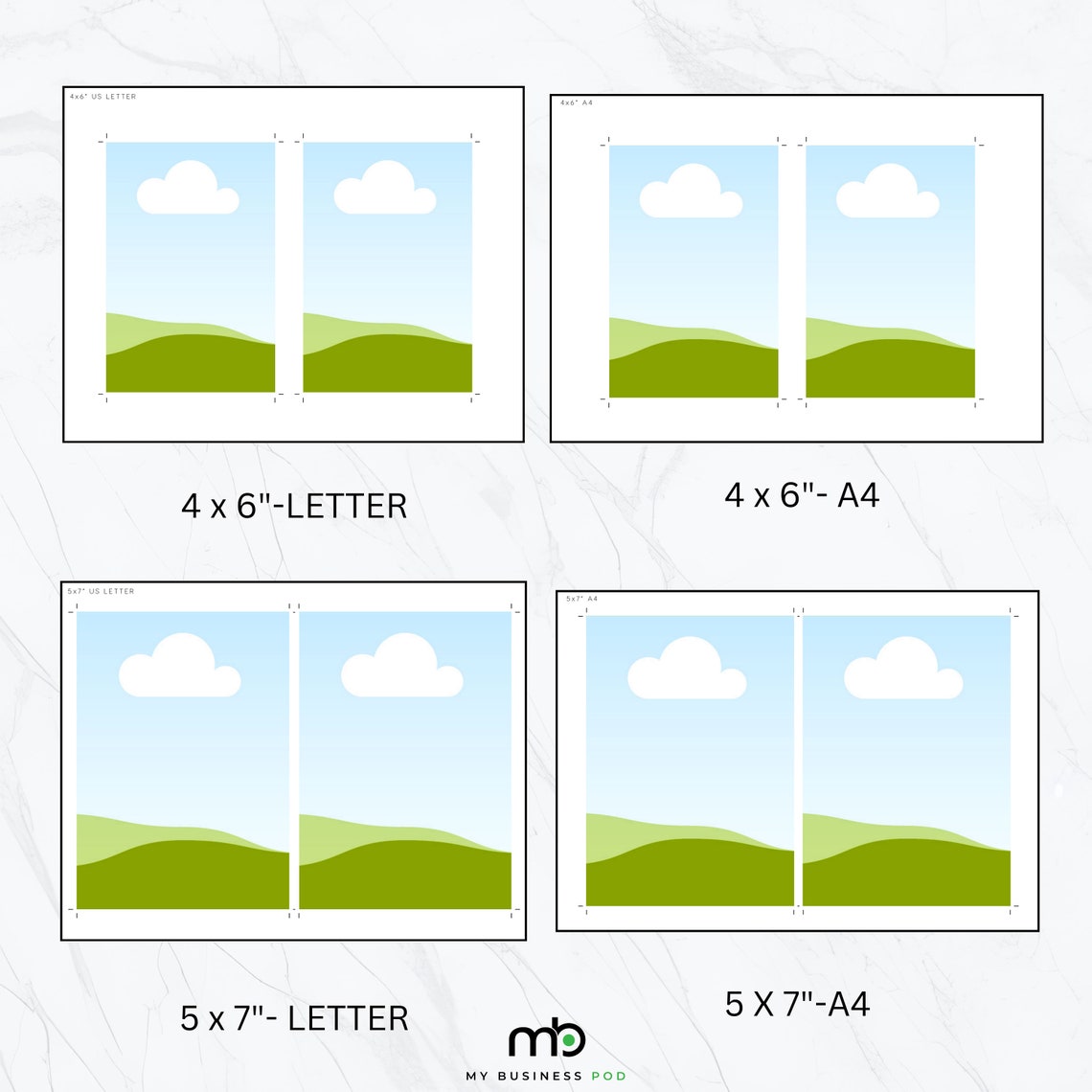 Printing Templates Print Ready Pro Pack Mega Value Bundle Multi Page ...