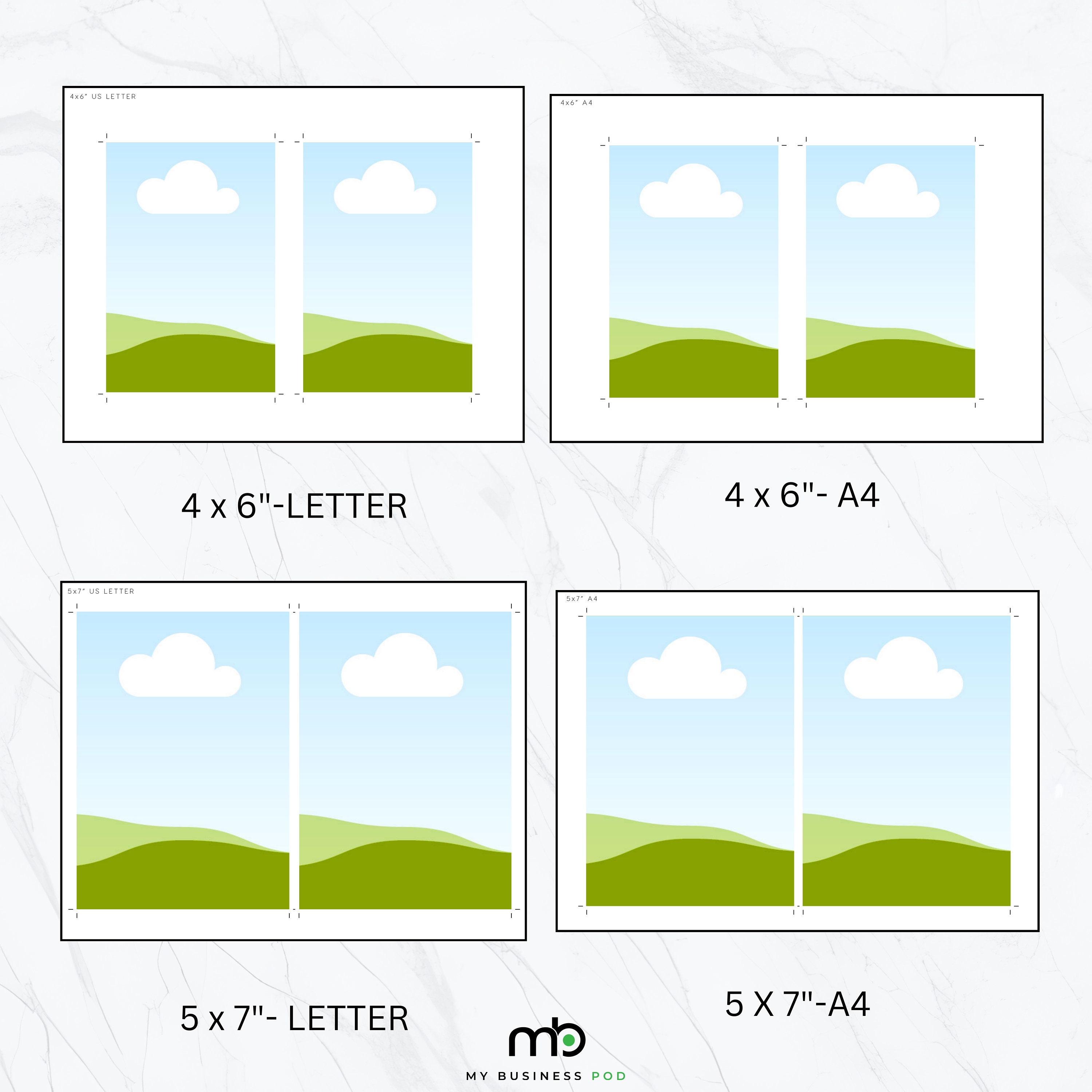 Printing Templates Print Ready Pro Pack Mega Value Bundle Multi Page ...