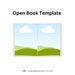 Book Template, Open Book Template, Canva Book and Open Book Template ...