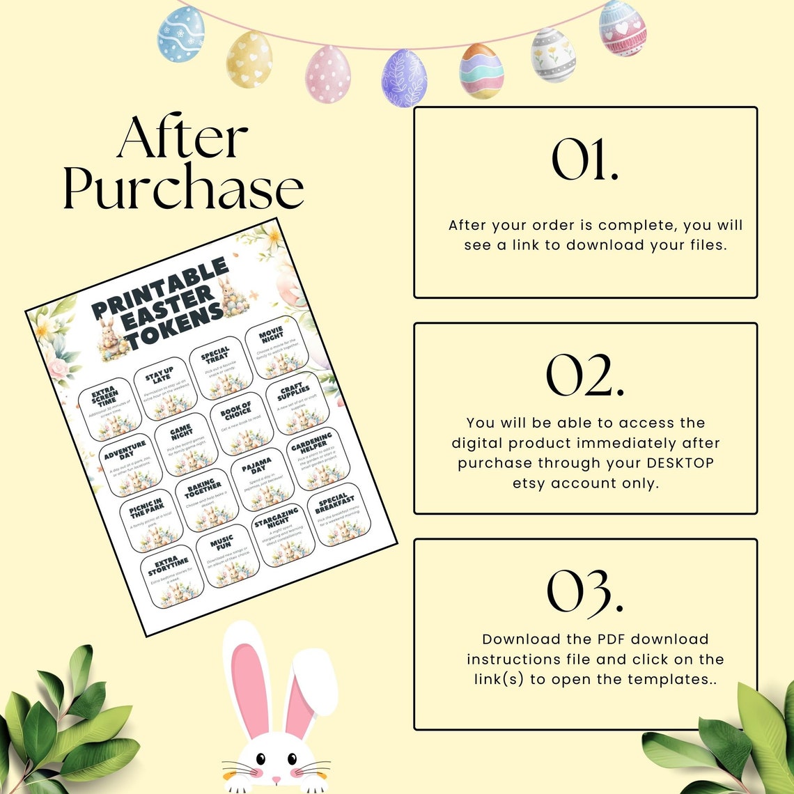 Printable Easter Tokens, Easter Games, Easter Fun, Easter Activities ...