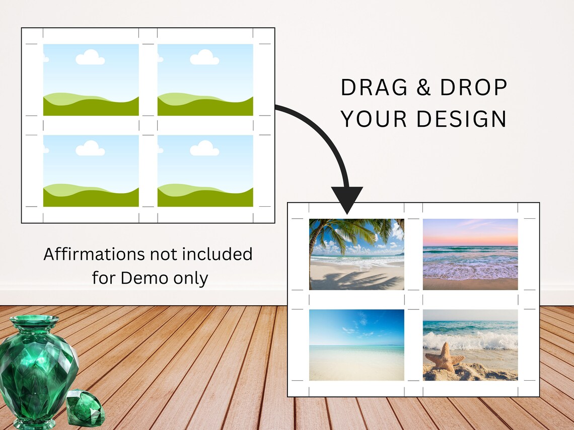 Printing Template 3 X 4 Inch Print and Cut Canva Multi Page Template ...