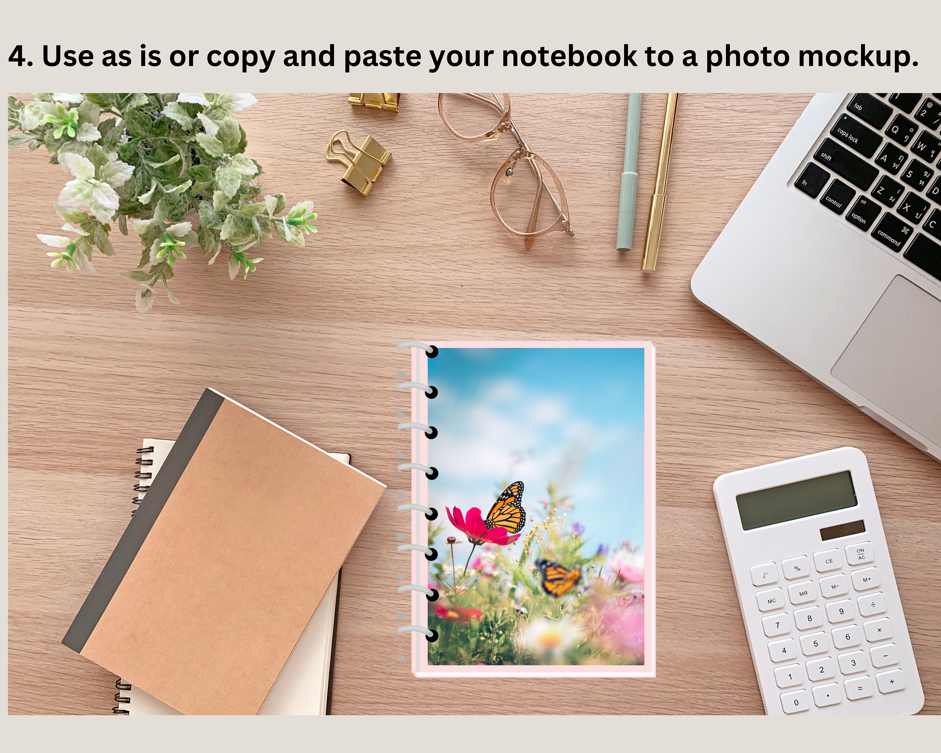 Notebook Template, Spiral Notebook Template, Hardcover Notebook ...