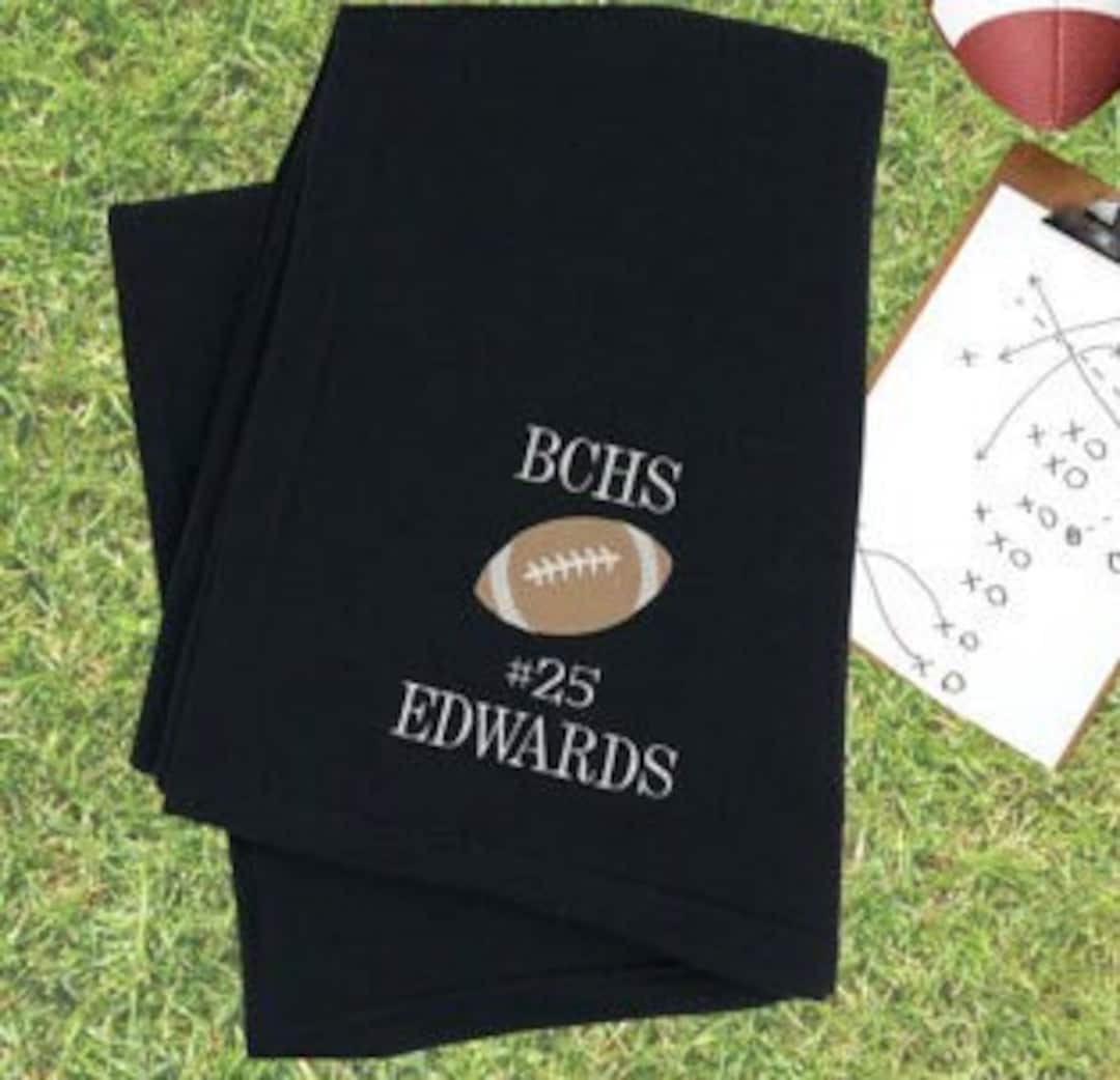 Custom Embroidered Football Team Stadium Blanket Personalized High ...
