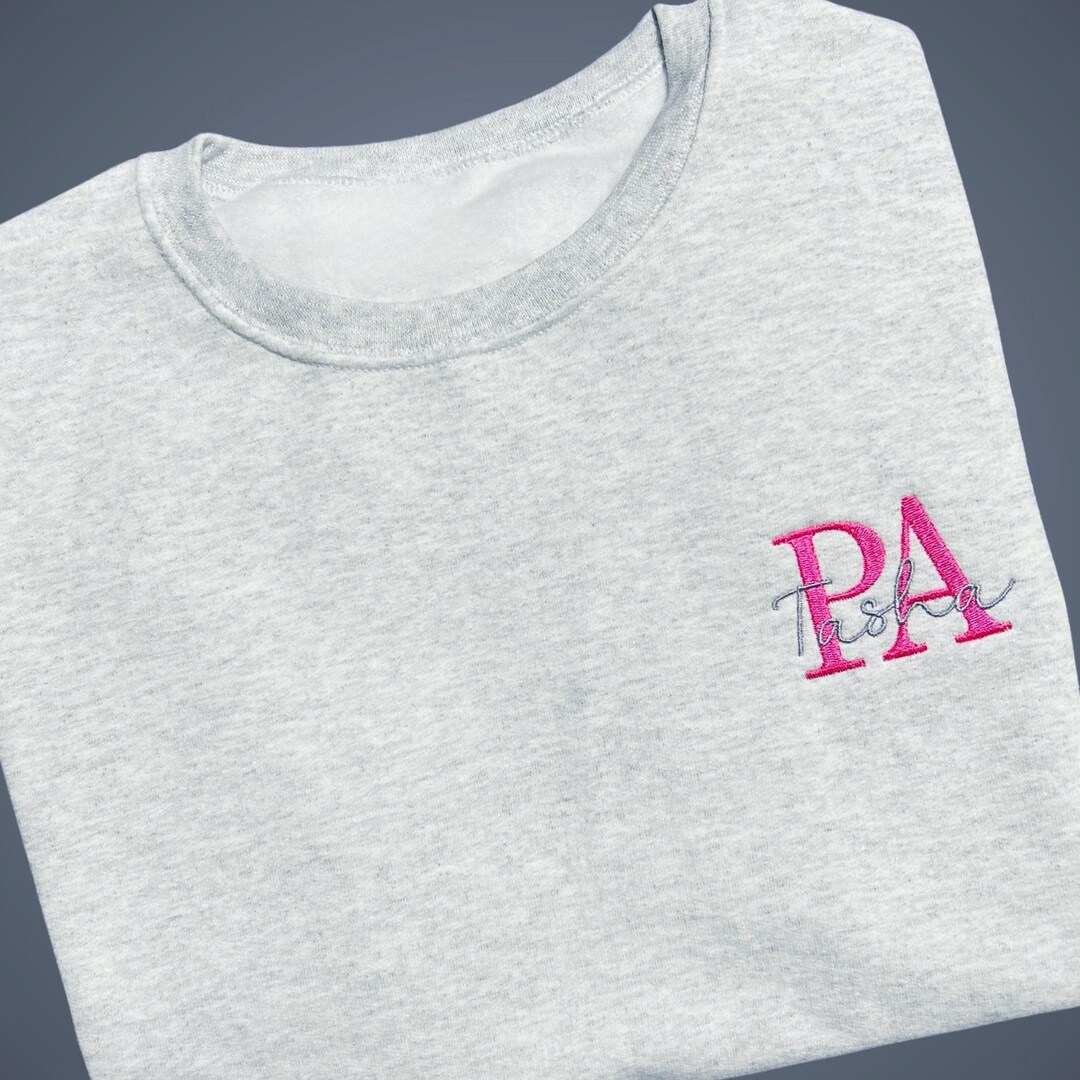 Custom Embroidered Physicians Assistant Crewneck Sweatshirt With ...