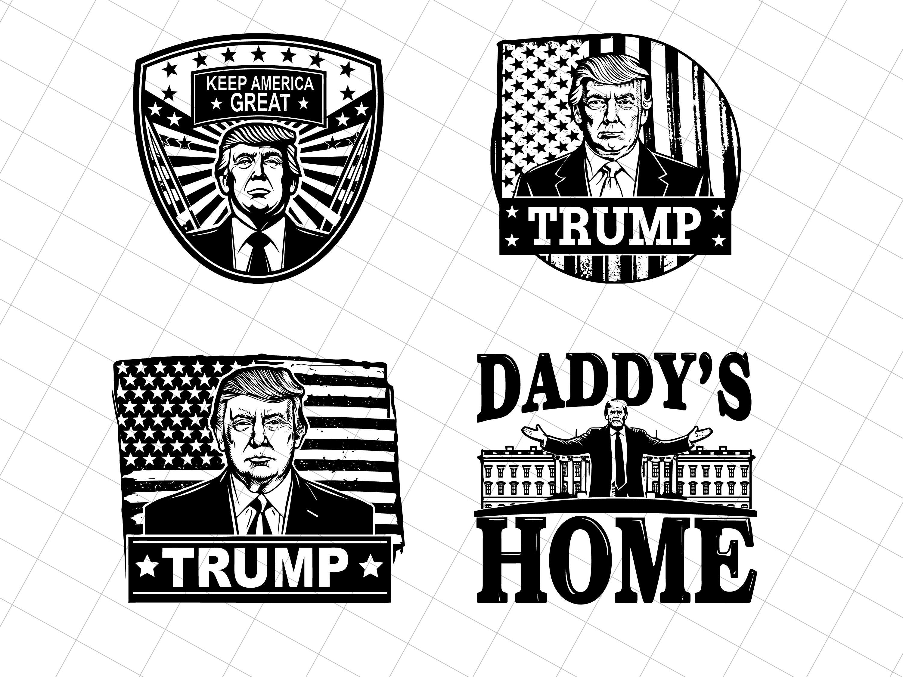 Trump Svg Bundle, Svg Trump, Trump Fight Svg, Trump 2024 Svg, Donald ...