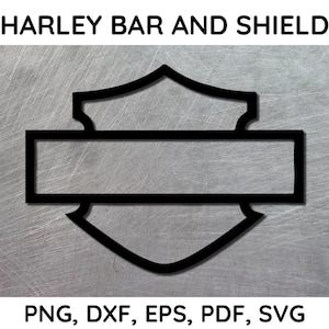 Harley Bar and Shield Digital File - Etsy