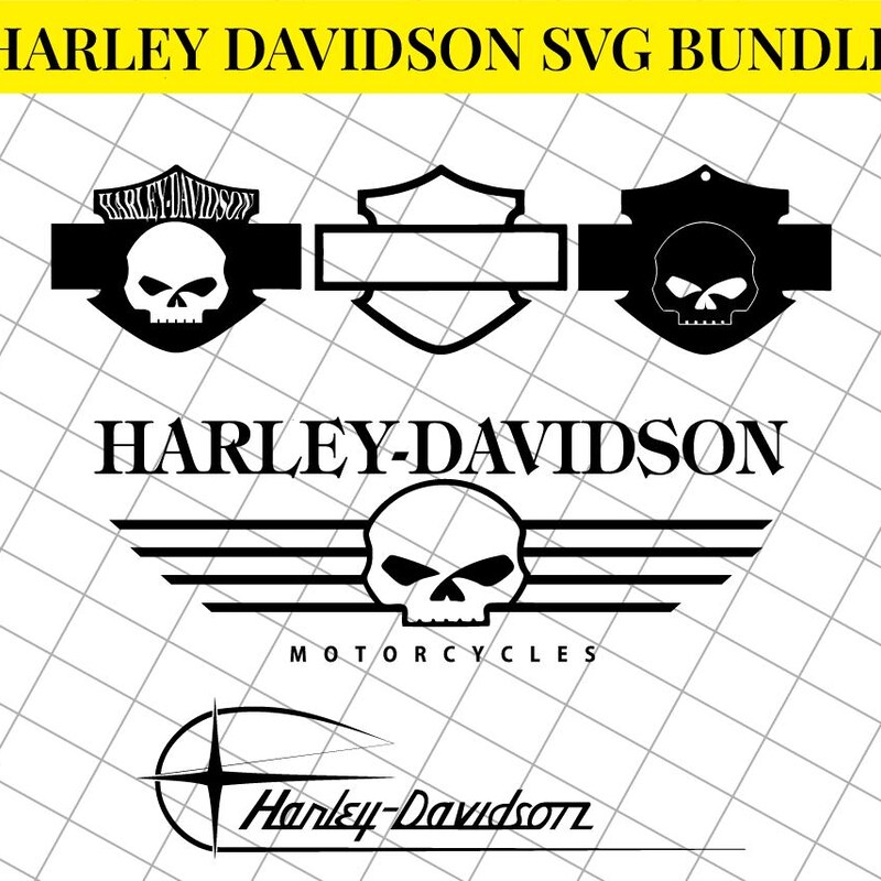 Harley Davidson Decal - Etsy