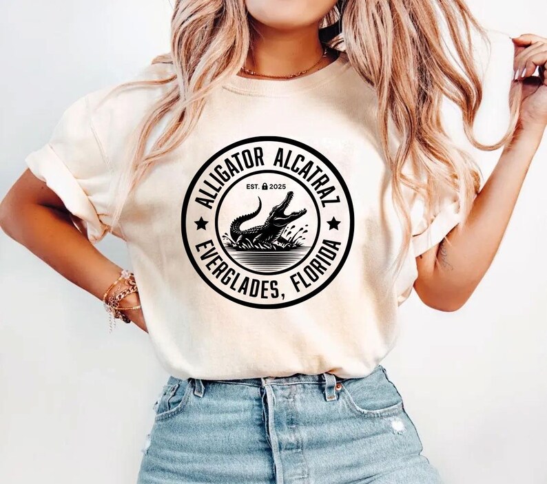 Alligator Alcatraz SVG Bundle, Laser Engraving, Leather Hat Patch ...
