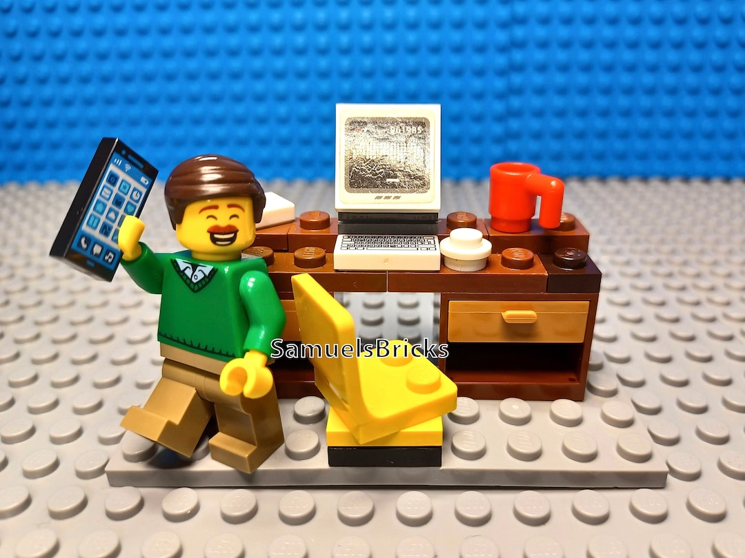 Work Life Custom Desk Scene Workaholic - Etsy