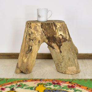 Wooden Meditation Bench-handmade Wooden Stool Farmhouse Furniture ...