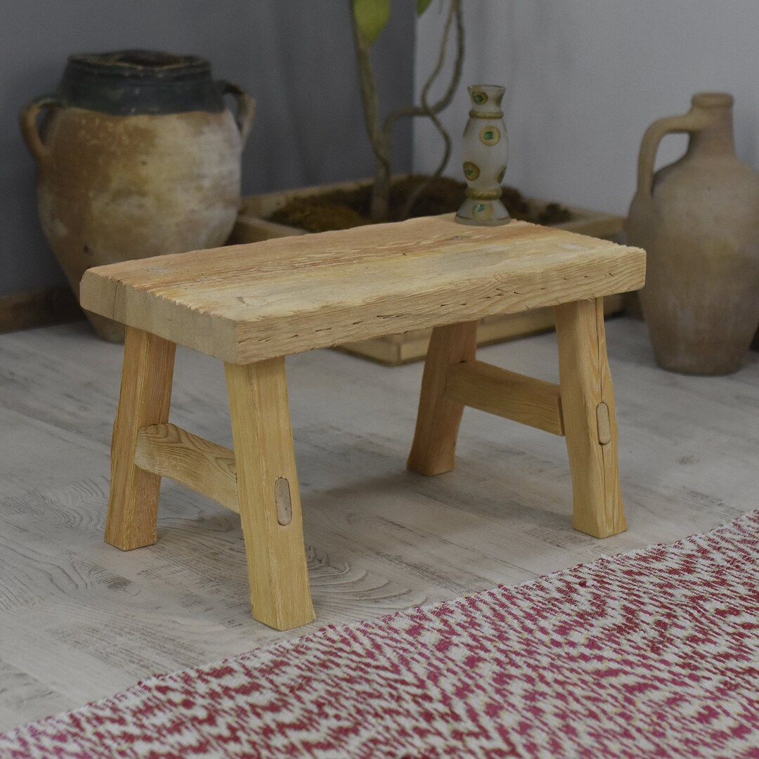 Wooden Coffee Table- Rustic Textured Wooden Coffee Table Vintage Style ...