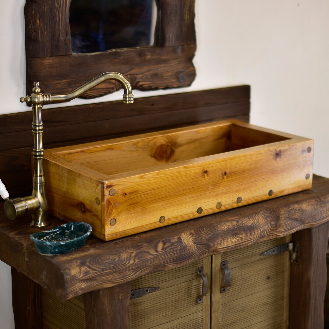 Handmade, Natural Bowl-shaped Bathroom Sink Tub Made From Recycled ...
