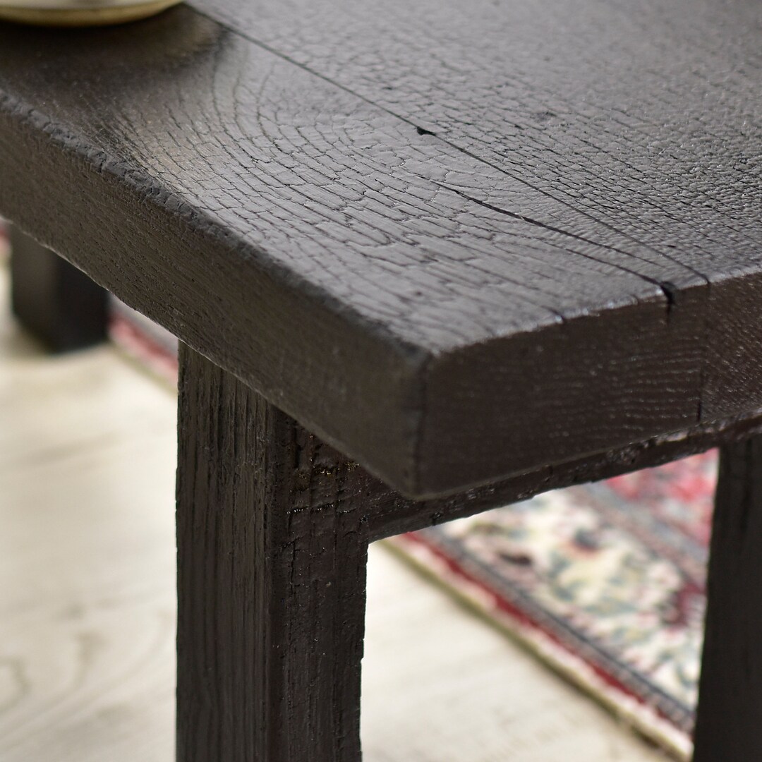 Yakisugi Side Table Sugi Ban Japanese Furniture Coffee Table Handmade ...