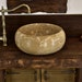 Handmade Travertine Marble Stone Bathroom Bowl Sink - Etsy