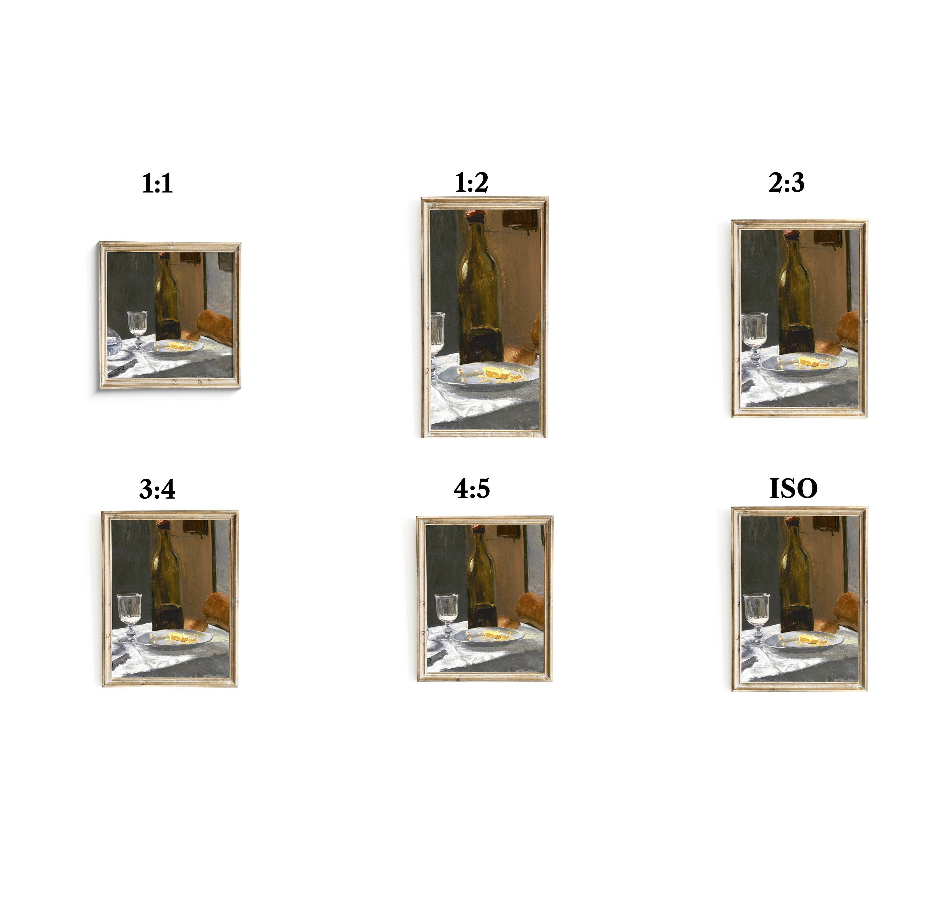 Vintage Still Life Art Print Kitchen Decor Wall Art Classic Dining Room ...