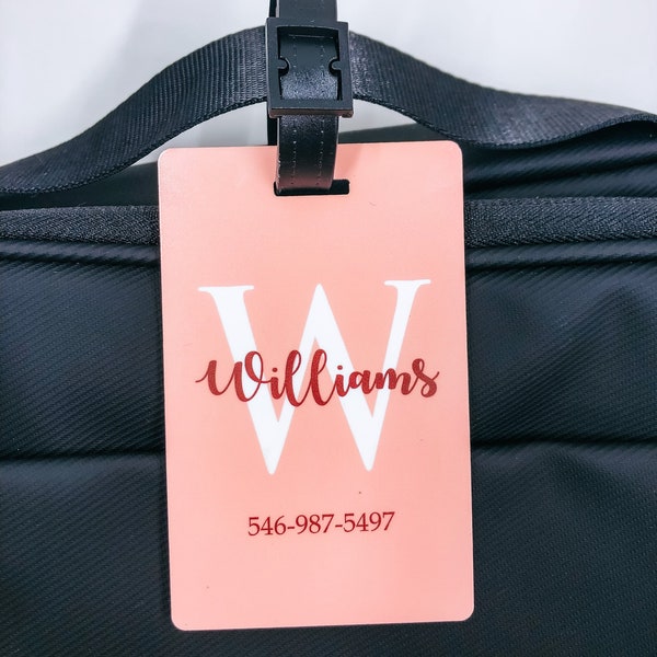 Custom Printed Luggage Tags - Etsy