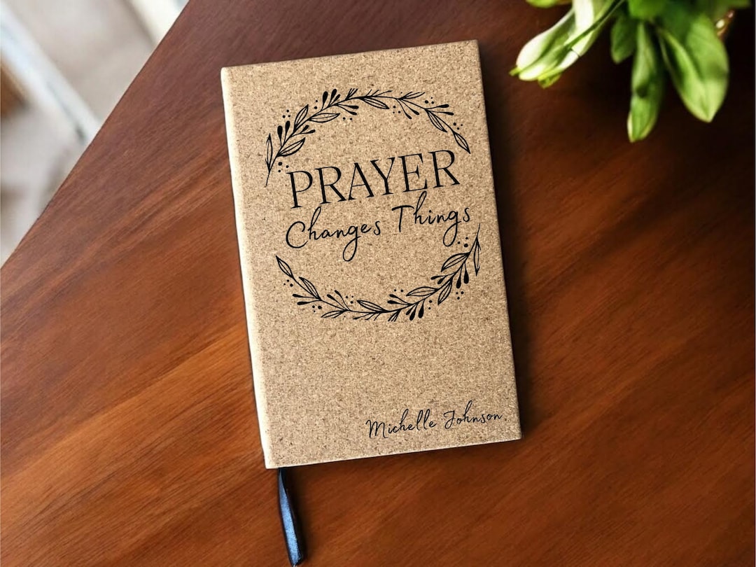 Laser Engraved Personalized Prayer Journal - Etsy