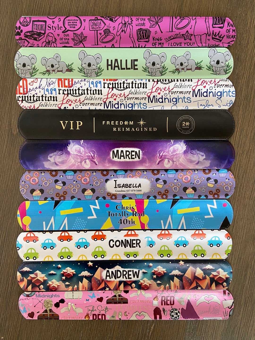 Made Of Custom Slap Bracelets Silicone Slap Bracelet | Custom Wrist ...