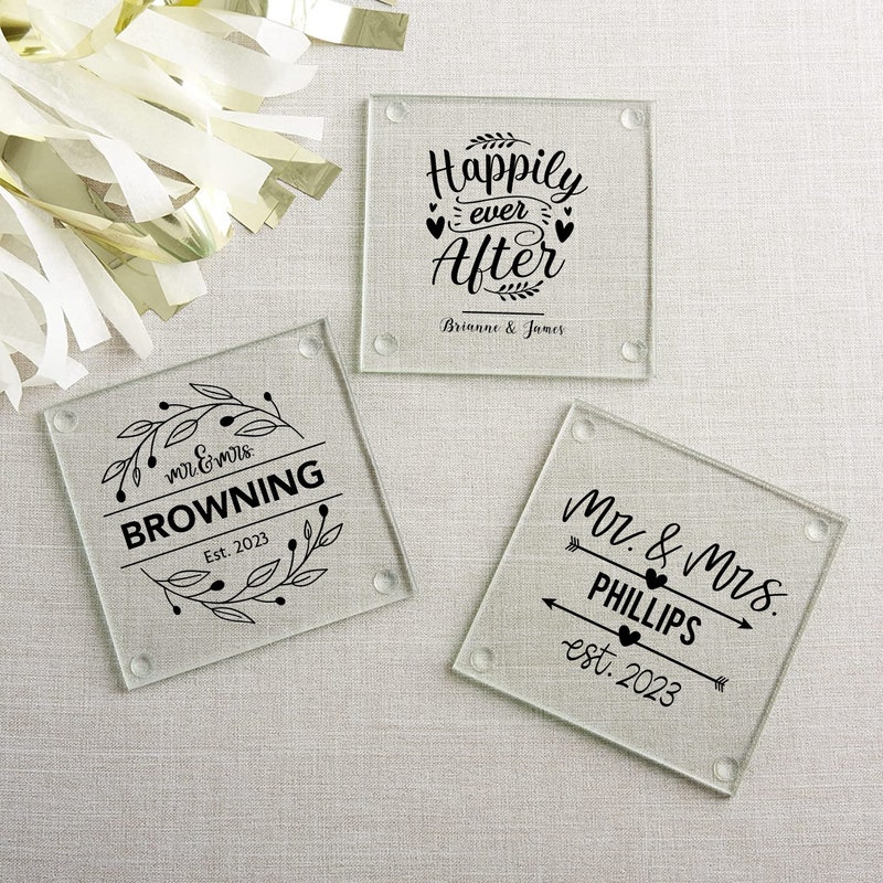Wedding Coasters - Etsy