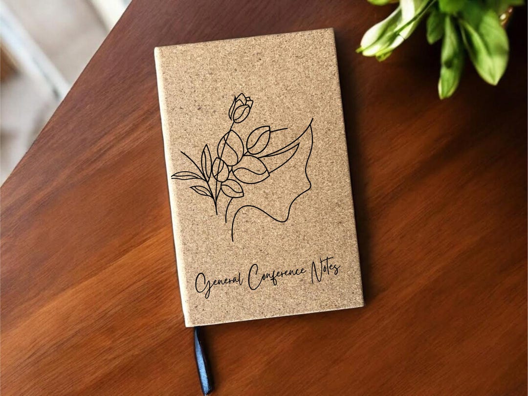 Laser Engraved LDS General Conference Notebooks 2024 - Etsy