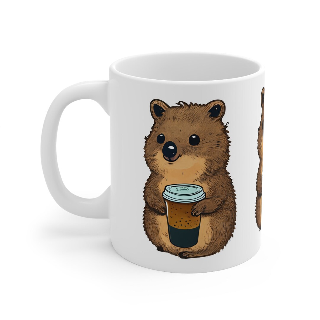 Quokka Trio Ceramic Mug Cute Animal Cup Cup for Her Cup for Mom Cute ...
