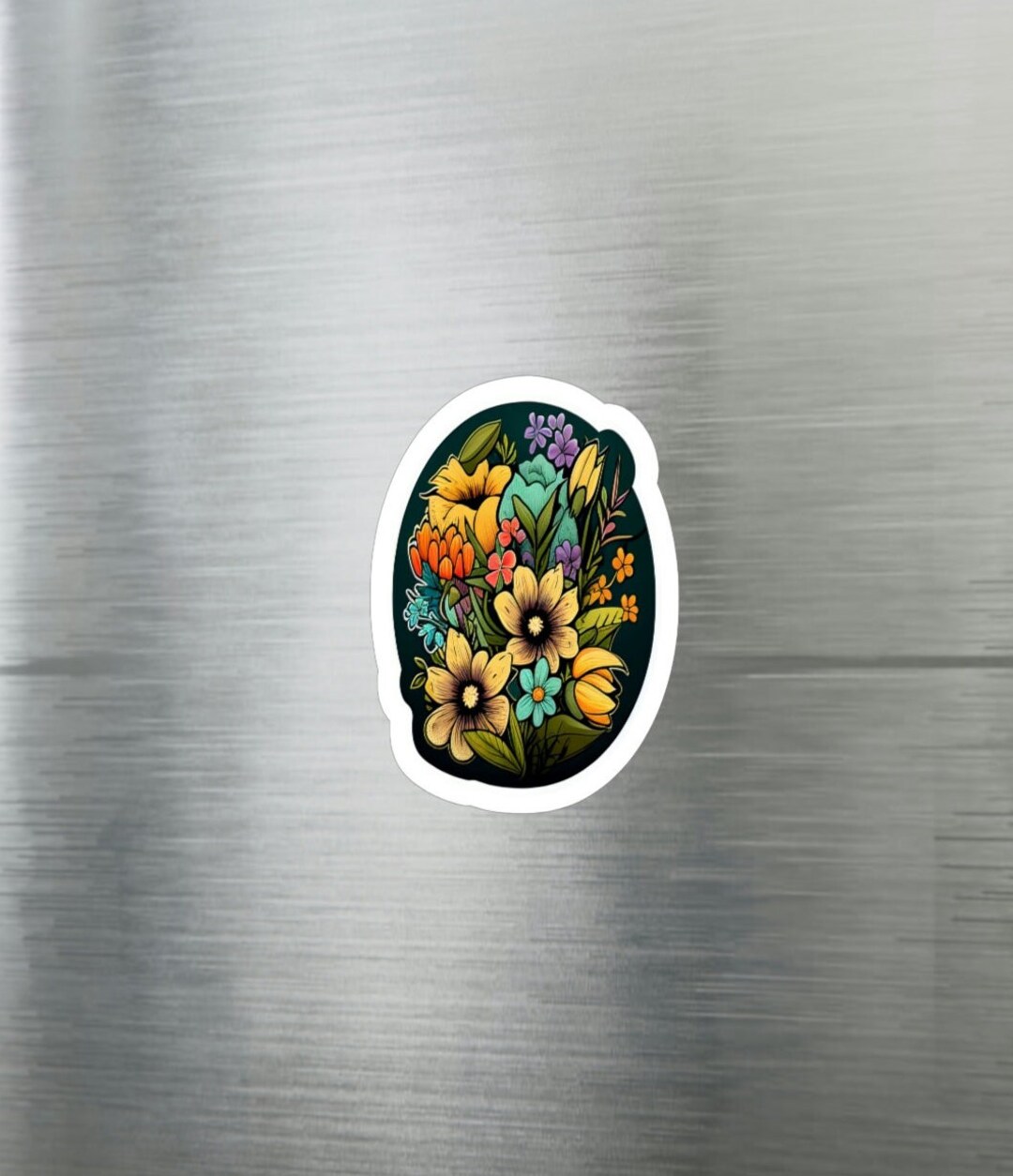 Floral Cut Vinyl Sticker for Laptop Sticker for Cup Flower Sticker for ...