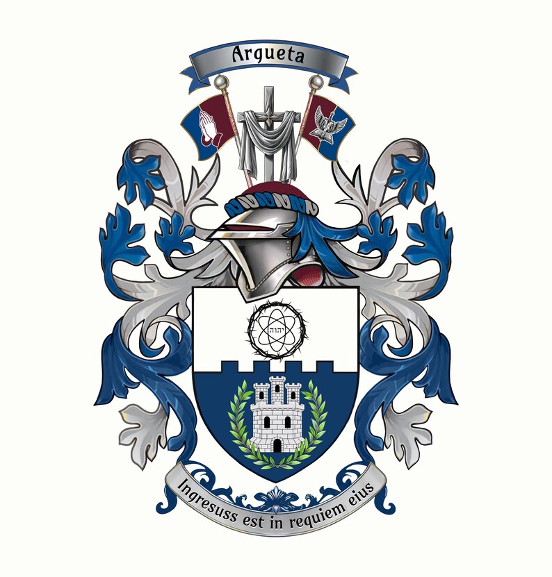 Coat of Arms | Family Crest | Heraldry Logo| Gift for Her, Him | Custom ...