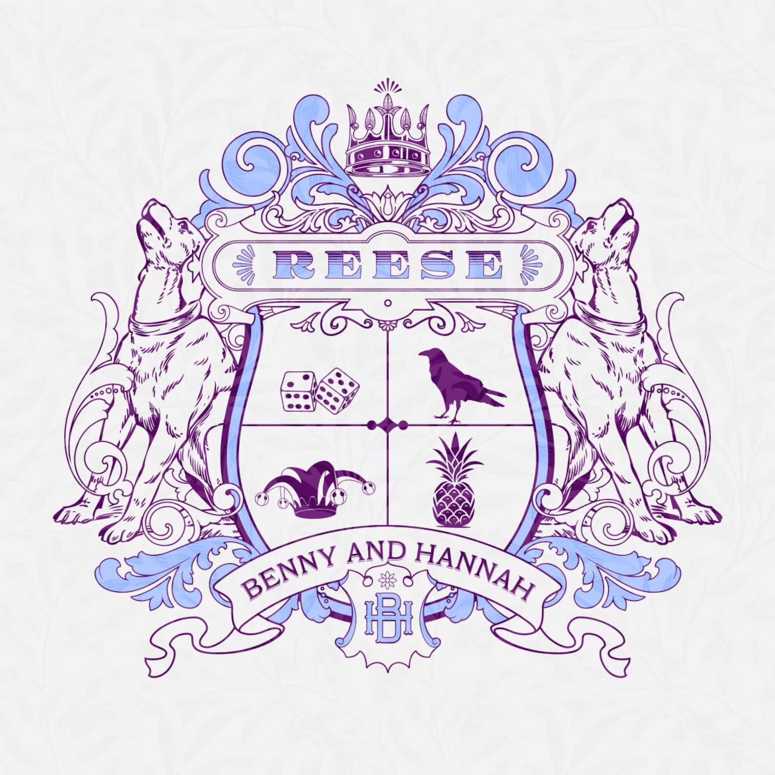 Personalized Family Crests - Coat of Arms, Wedding, New Home ...