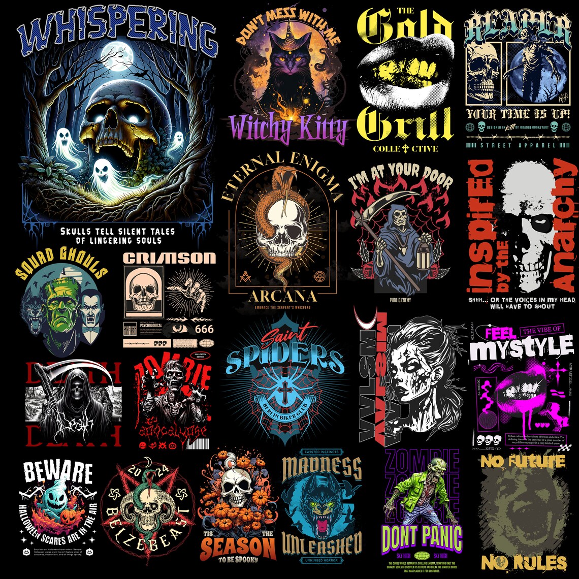 Halloween Designs Bundle, Halloween Png Bundle, Halloween Pumpkin Png ...