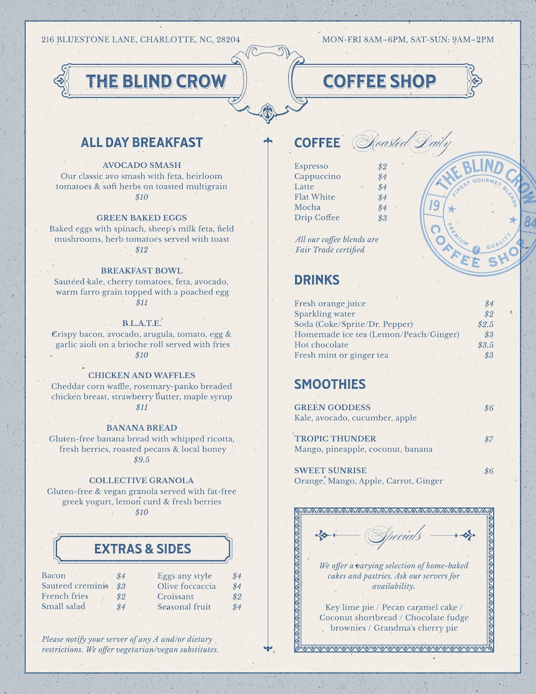Restaurant Menu Template Canva, Editable Menu Template, Editable Menu ...