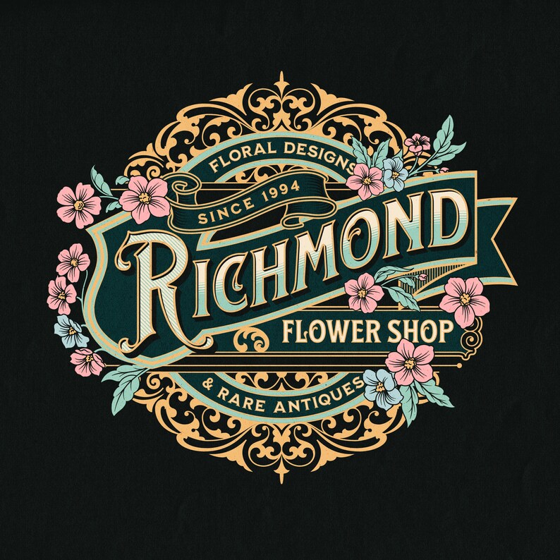 A Victorian Design, Perfect for Vintage-themed Boutiques and Stores ...