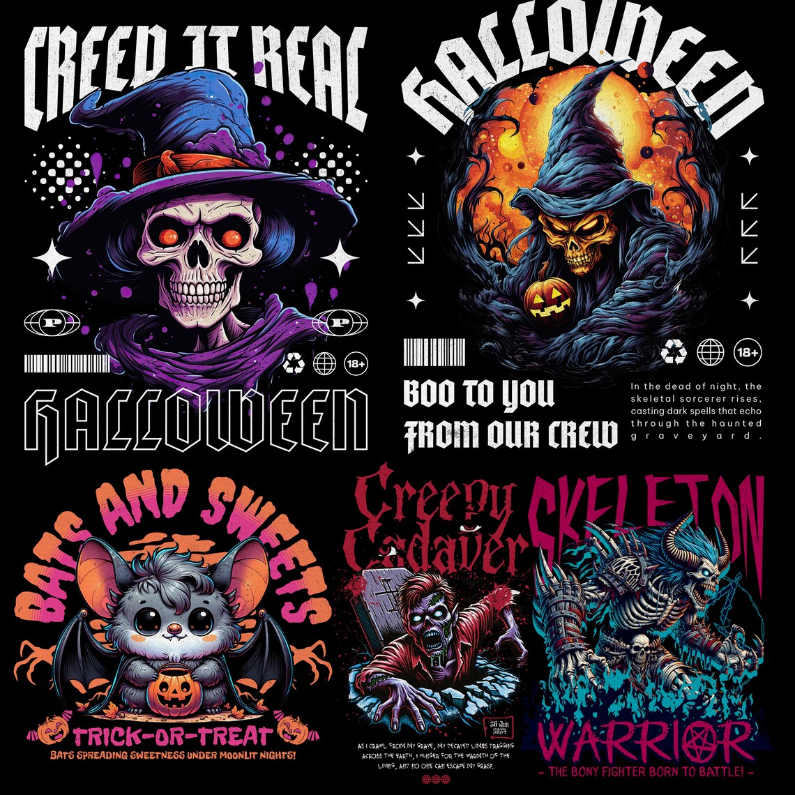 Halloween Designs Bundle, Halloween Png Bundle, Halloween Pumpkin Png ...