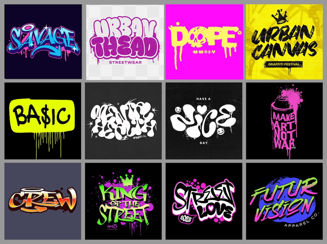 Custom Graffiti Name - Tailored Street Art Design - Etsy