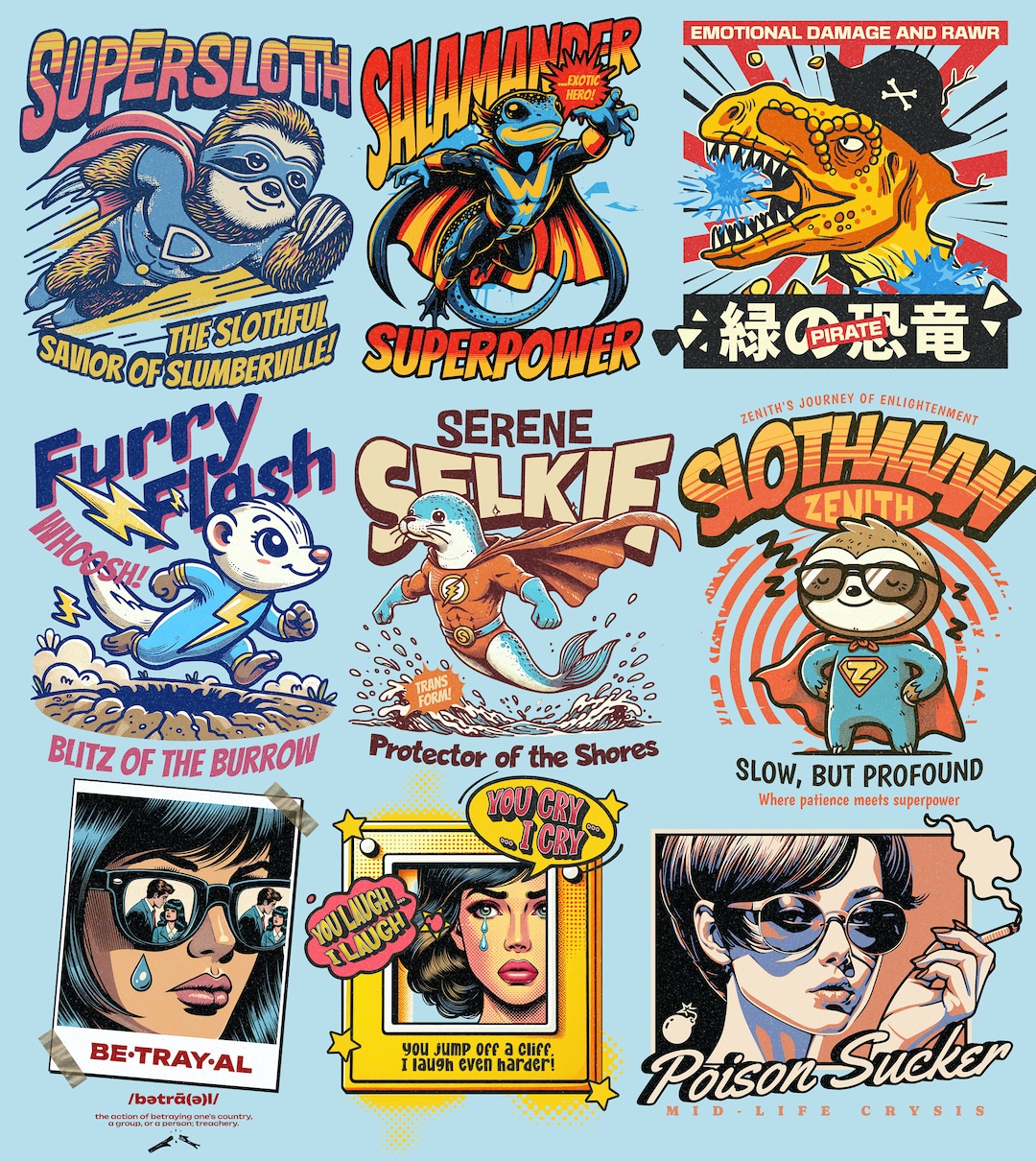 Comic Pop Art Graphic Design PNG, Vibrant Cartoon Style Artwork ...